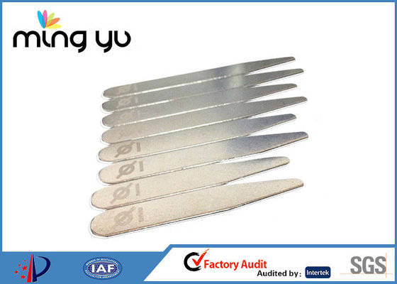 Silver Metal Shirt Collar Stays / Plated Surface Magnetic Collar Stay