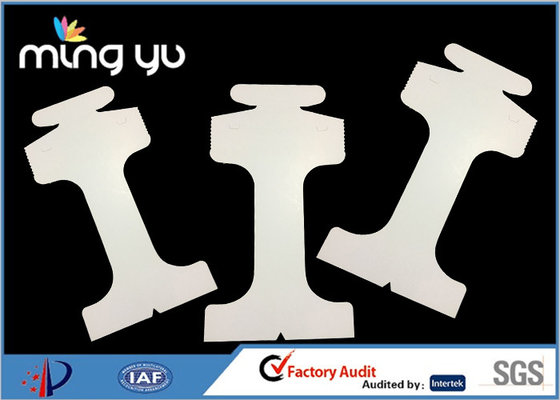 Single White Shirt Cardboard , Cardboard T Shirt Forms For Clothes Packaging