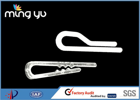 3cm Length Transparent  Shirt Collar Clips PS PP Material R teeth