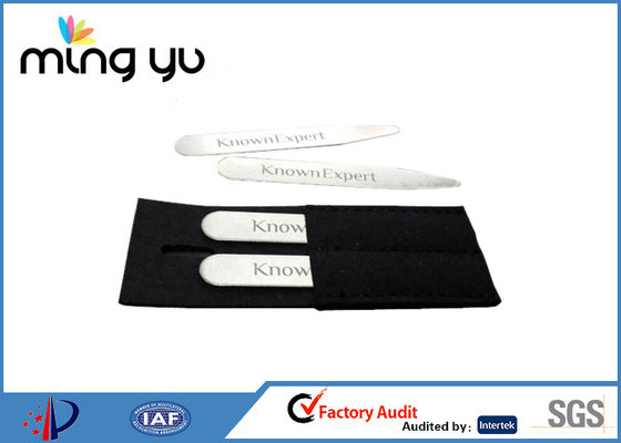 2.5"  Metal Collar Stays Magnetic Stainless Steel 430 Plated Surface Small Bag Packaged