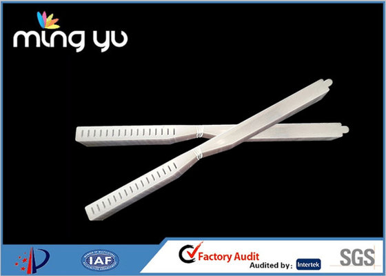 0.35mm Transparent Light Blue PVC / PET Plastic Shirt Collar Stays Customize