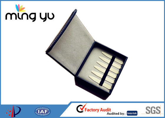 Garment Metal Collar Stays , Plated / Mirror Surface Brass Collar Stay  9mm width