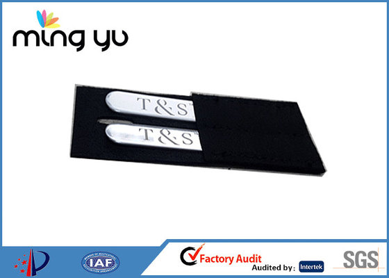 Shirt Metal Collar Stays , stainless steel Collar Stays colorful thickness 12mm