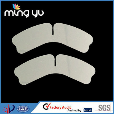 Transparent PVC Shirt Butterfly Collar Vintage 0.3mm / 0.25mm Eco Friendly
