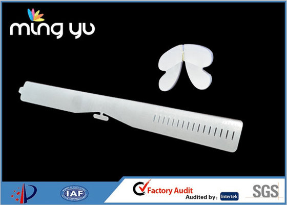 Diverse PVC / PET Material Plastic Shirt Collar Stays / Collar Band With Butterfly