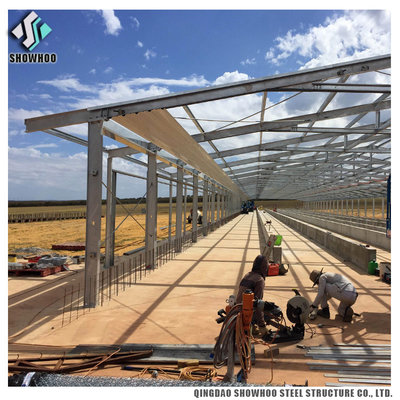Prefabricated Steel Structure Chicken Farm Shed Design Poultry House