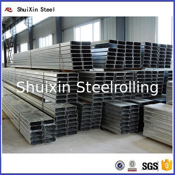 Q235 hot rolled U channel steel or C channel steel with ASTM for construction