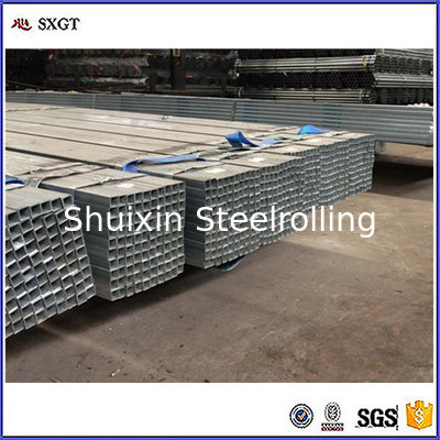 Q235 Hot dipped galvanized square steel pipe/pre galvanized steel pipe gi tube