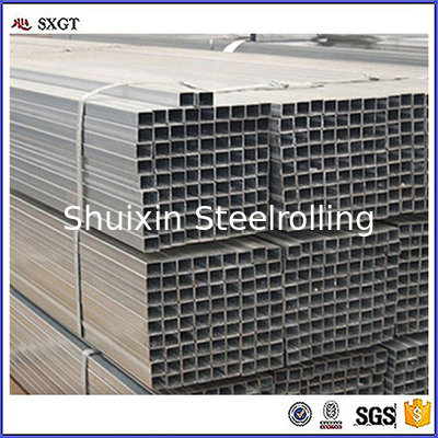 Tangshan black and galvanized weld 80×80mm steel square tube Z40g-Z150g