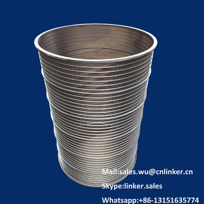 Wedge Wire Screen High Pressure Screen Baskets
