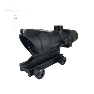 Shotgun FFP Rifle Scopes 4 x 32 Illuminated , Fiber Power Ir Rifle Scope