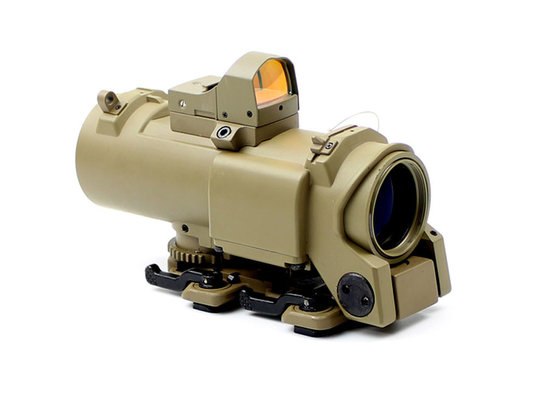 Variable 1X - 4X  Tan Tactical Ar Scopes With Amber Brightness Sensor