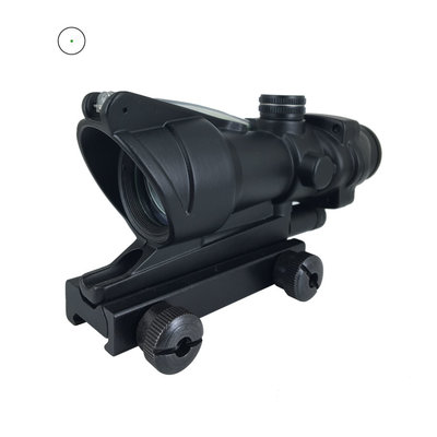 1x32 Red Dot Rifle  sight Scope in Optical Fiber Power Black Oxidation