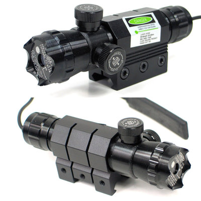 Dot Spot Tactical Flashlight Laser / Tactical Green Laser Flashlight Combo 