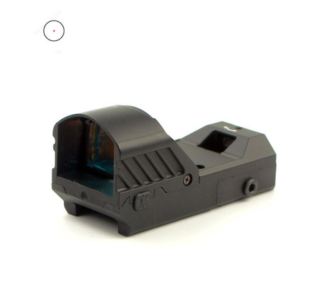 Plastic Compact Open Red Dot Sight Rifle Scope High Contrast View for Military