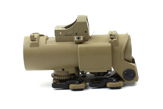Airsoft Sight Shoot Low Power AR Scope With Red Dot , Magnified AR Optics