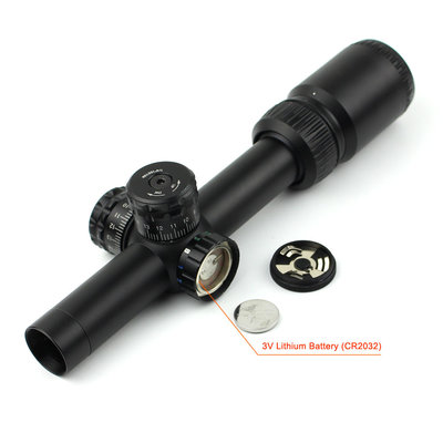 Military Equipment Ar15 Optic Hunting Rifle Scopes 1-6x20 Three Colors Illuminated Telescopic Sight
