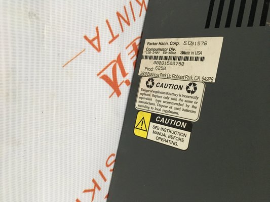 PARKER COMPUMOTOR 6250 2 Axis Servo Controllers