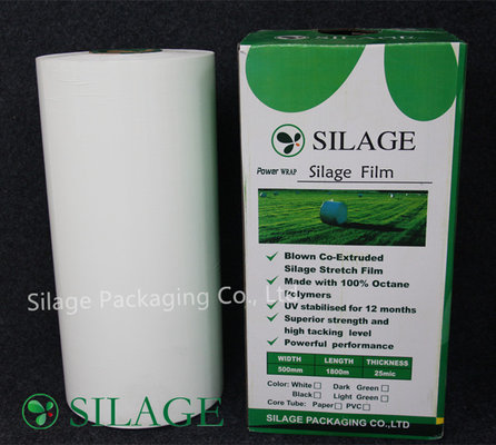 White 500mm*25um Silage Stretch Film Agricultural Use for Wrapping