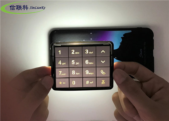 High Grade Silicone Numeric Keypad Stain Steel Key Top Laser Method Display
