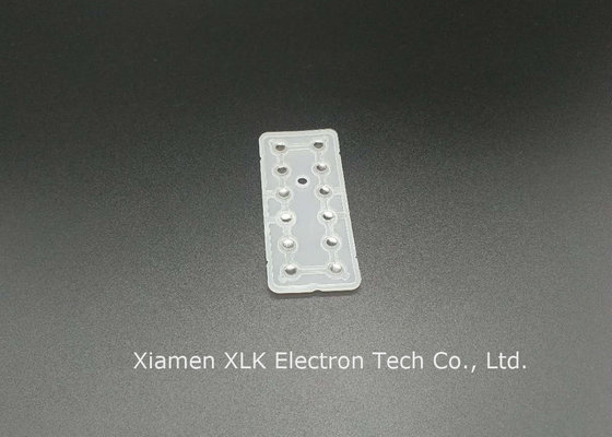 White Silicone Rubber Buttons Keypad With Metal Connect OEM Service Available
