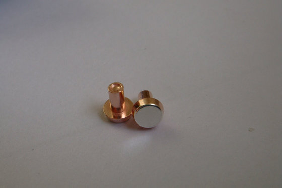Switch Electrical Rivet , high conductivity electrical contact materials