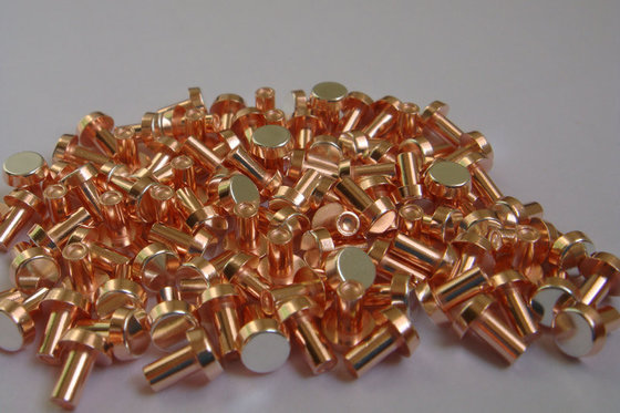 Switch Electrical Rivet , high conductivity electrical contact materials