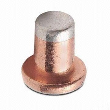 Silver Electrical Contact rivet for ABB low-voltage apparatus , ISO9001 / CE