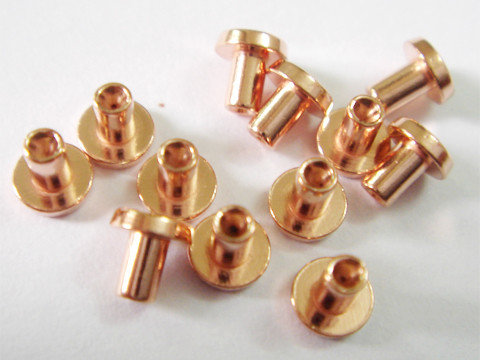 High Precision AC / DC relay Copper Electrical Contacts of corrosion resistance