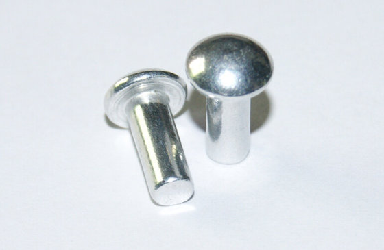 professional metal Solid Aluminium Rivets for bag / leather decoration