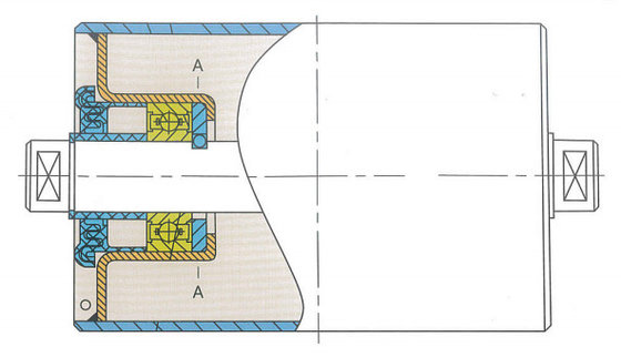 Belt Conveyor Impact Idler Roller with Long Life-Span for Port/Mine/Coal/Cement/Power Plant