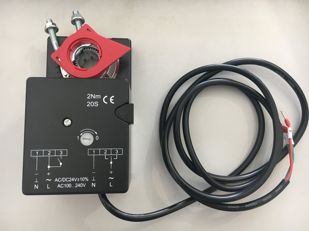 2Nm~32Nm Motorized Damper Actuator 0-10v or 4-20mA Control for HVAC System