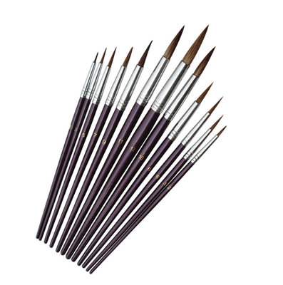 School Bristle Artist Watercolour Brushes