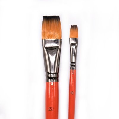 Black Aluminum Ferrule Artist Paint Brushes Set