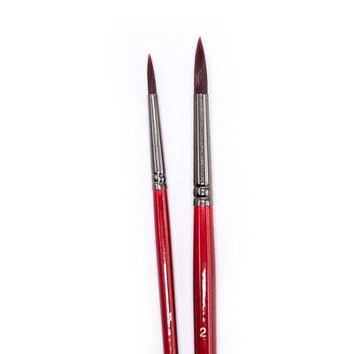 Mixed Shape Copper Ferrule Art Paint Brush Set
