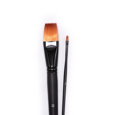 Two Colors 11pcs Watercolor Flat Brush sets