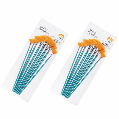 Nylon Golden Hair 8mm Artist Paint Brushes Set