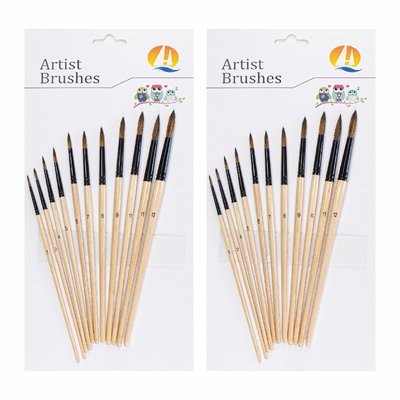 Premium Nylon Hair Artist Watercolour Brushes