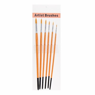Copper Ferrule Artist Watercolour Brushes