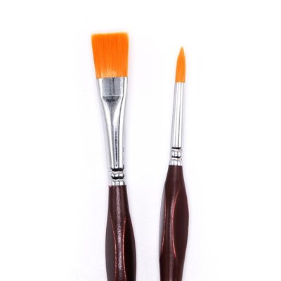 Wooden Handle Copper Ferrule Artist Paint Brushes Set