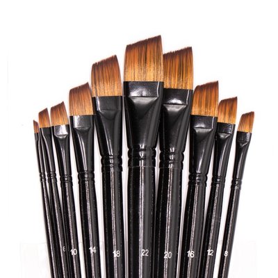 Nylon Hair 10pcs Artist Paint Brushes Set