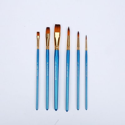 Children Student 6pcs Artist Acrylic Paint Brushes
