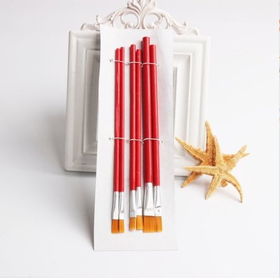 5 Pieces Angular Shader Artist Acrylic Paint Brushes