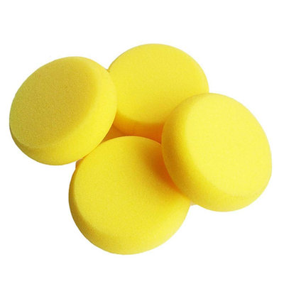 Plastic Handle Graffiti Circle Sponge Paint Brush