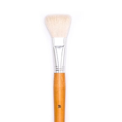Flat Artist 9pcs Goat Hair Paint Brush Set