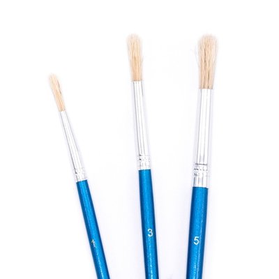 Aluminum Ferrule Pony Hair Paint Brush
