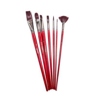 Mixed Tip Copper Ferrule Artist Oil Paint Brushes