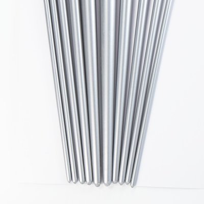 Nickel Clad Copper Ferrule Bristle Hair Flat Head 10# Art Paint Brush Set