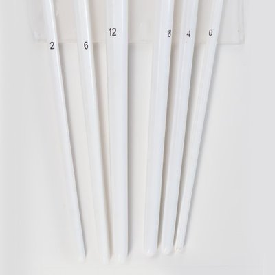 12# 140mm Flat Ferrule Gold Nylon Hair Oil Artist Brush Sets