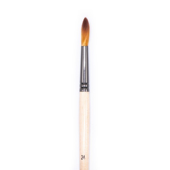 Students 12# Filbert Artist Paint Brushes Set